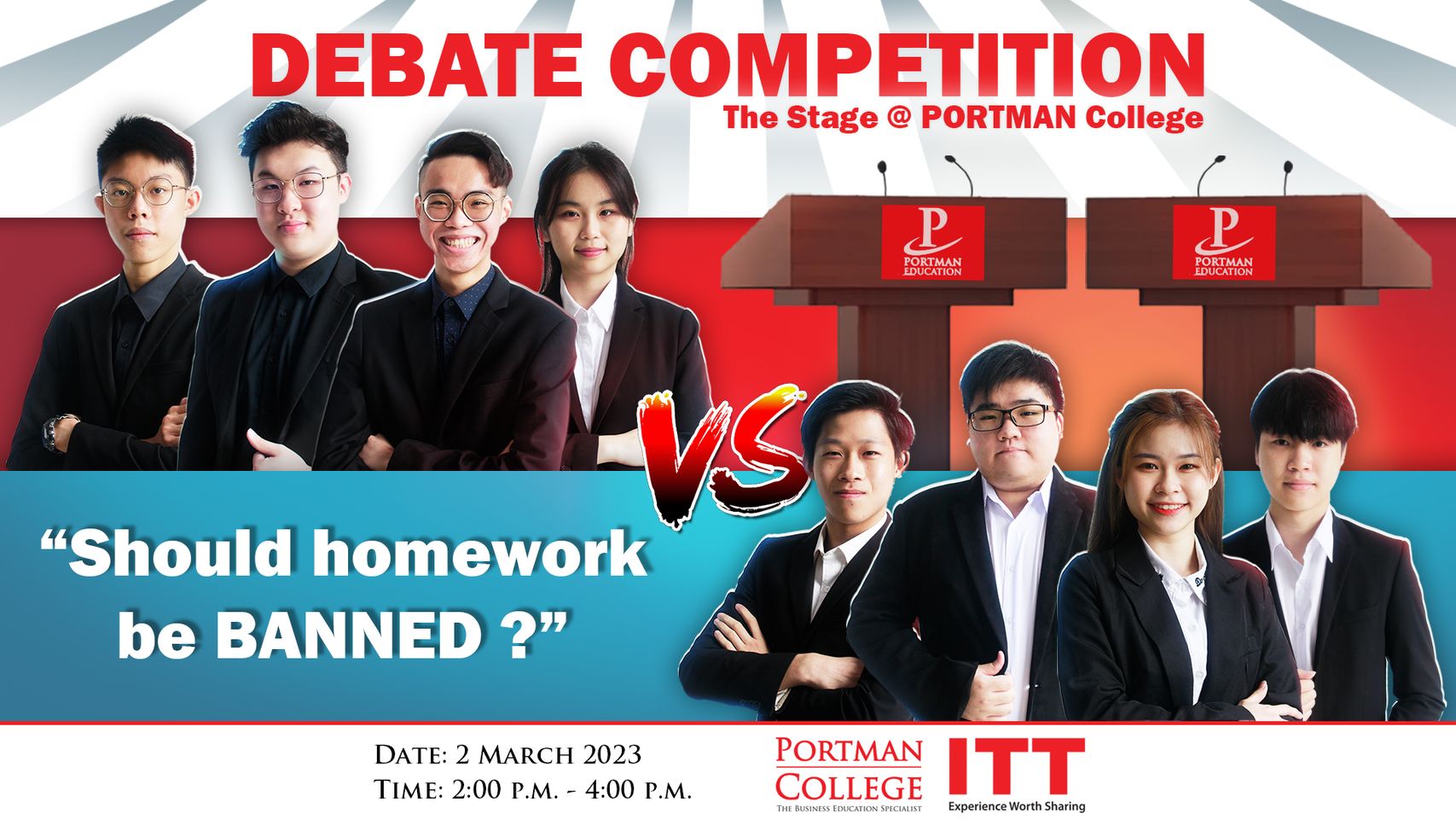 PORTMAN Debate Competition 2023 - PORTMAN Education Group